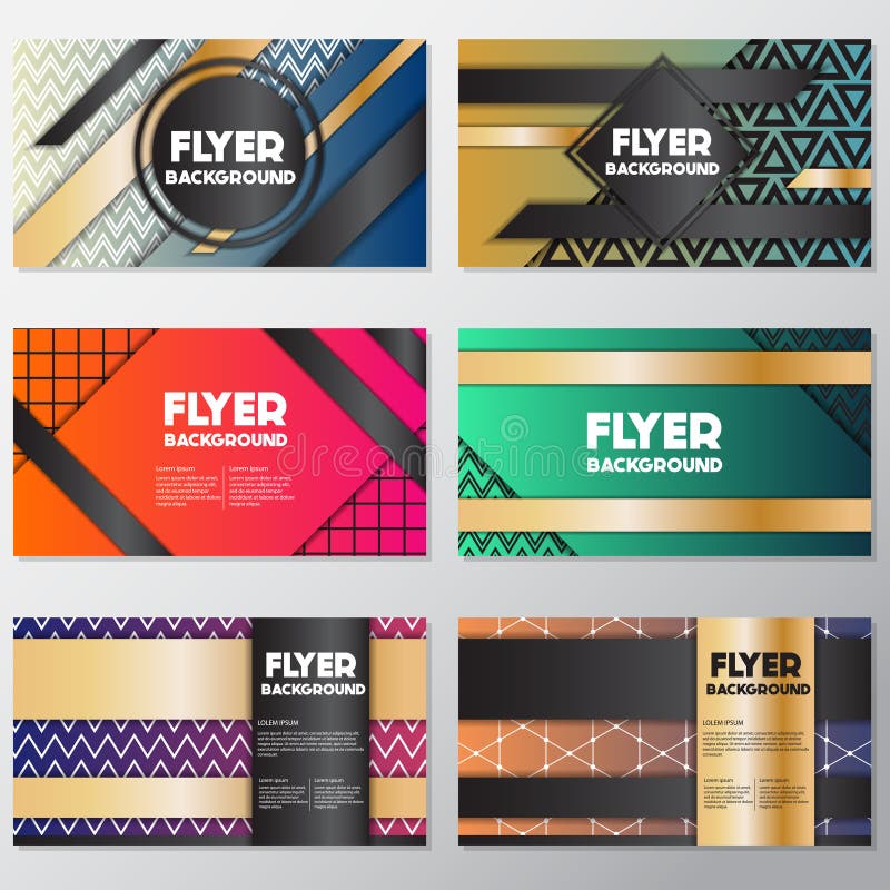 Fresh Background Flyer Style Background Design Template Stock Vector ...
