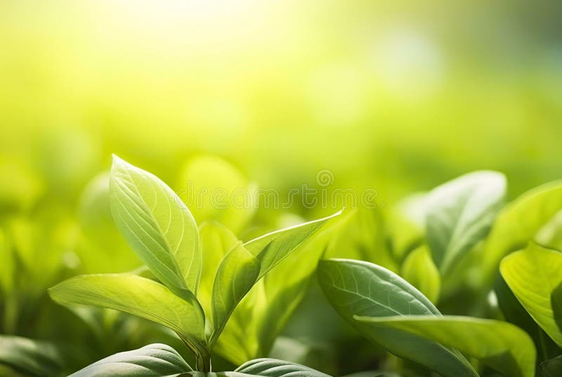 Fresh Background Fresh Leaves Green Leaves Background Stock ...