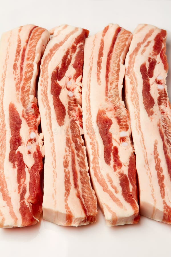 Fresh bacon. stock photo. Image of layers, strip, layered - 42855508