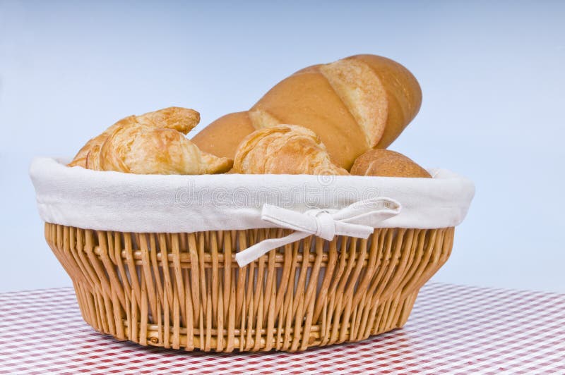 Fresh baked bread stock image. Image of bake, basket - 13618421