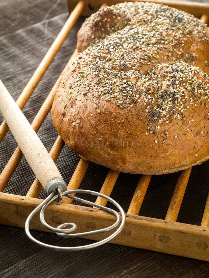 Fresh Baked Bread stock photo. Image of bread, wooden - 27387332
