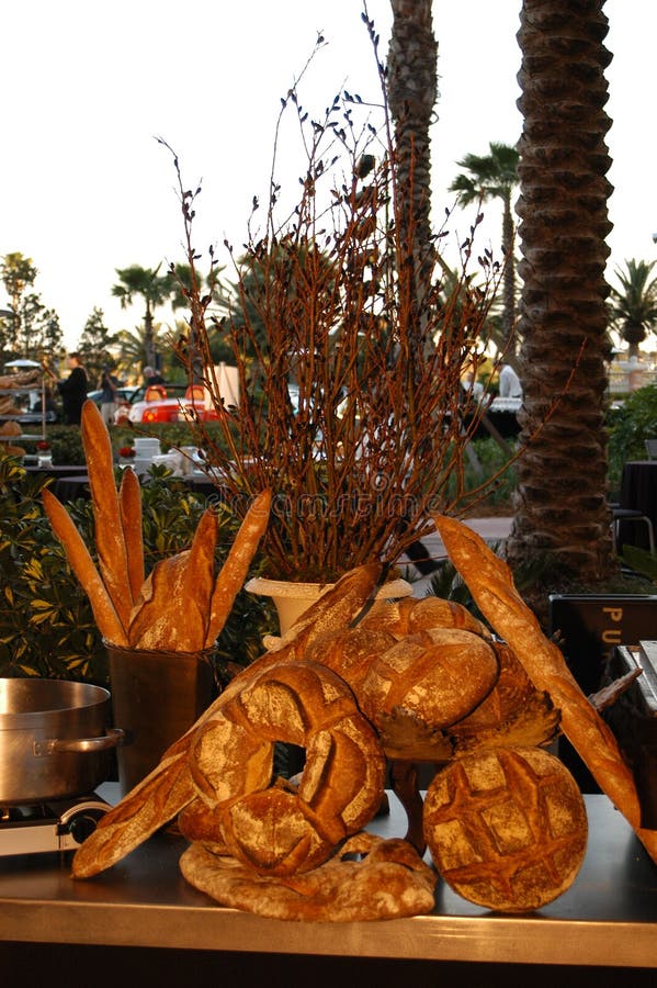 Bread Display at a Hotel Buffet Stock Photo - Image of buffet ...