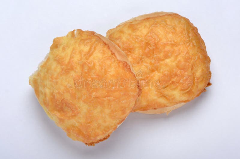 Fresh Baked Cheese Topped Bread Rolls Stock Photo - Image of bread ...