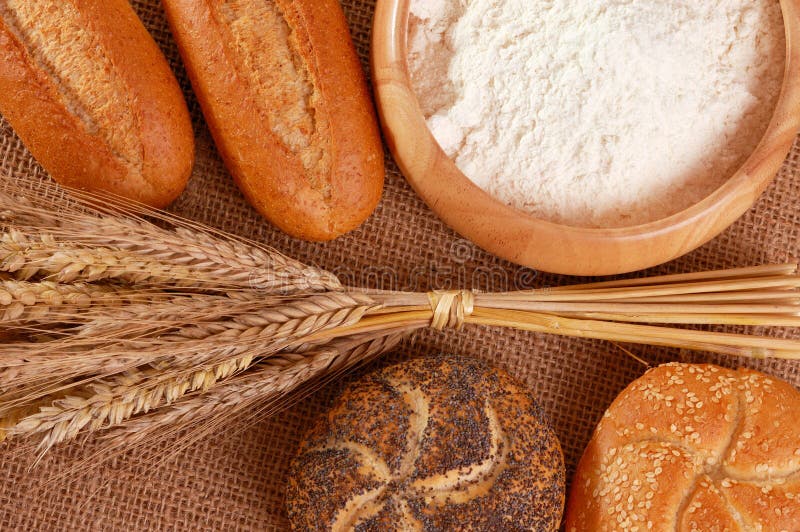 Fresh Baked Goods with Decoration Stock Image - Image of bakery, roll ...