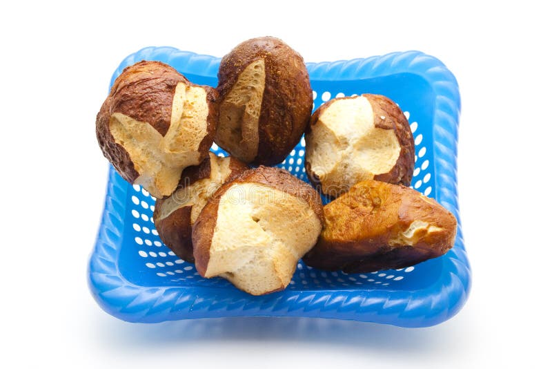 Fresh Baked Lye Bread Rolls and Lye Sticks Stock Photo - Image of ...