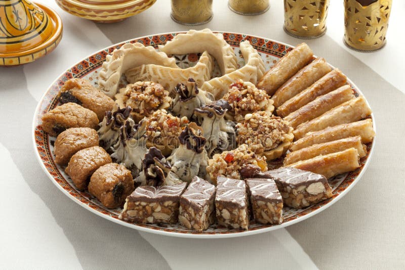 Fresh Baked Moroccan Cookies Stock Photo - Image of ramadan, arabic ...