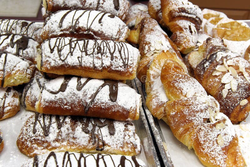 Fresh baked pastries stock image. Image of baked, sugar - 8529157