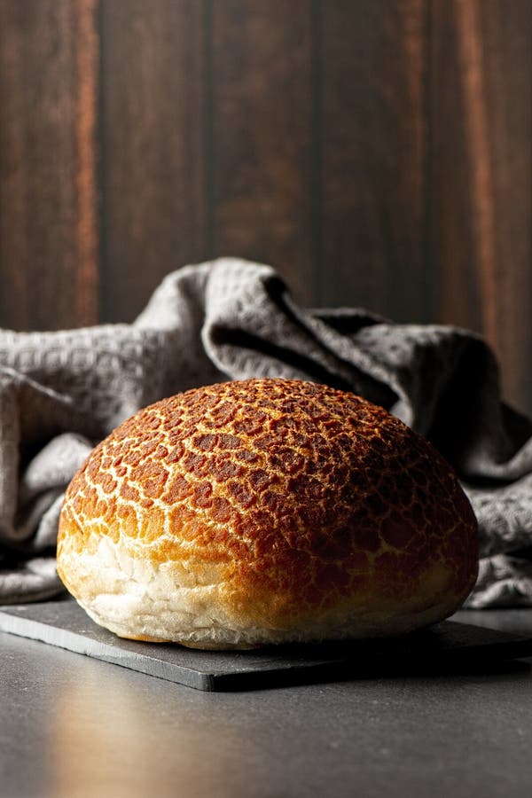 Tiger Bread Roll stock photo. Image of bread, breakfast - 206809426