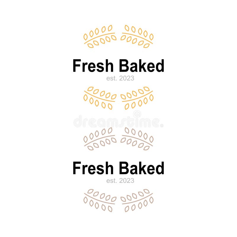 Fresh Baked Sign, Symbol, Logo Stock Vector - Illustration of natural ...