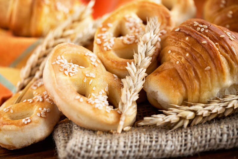Fresh bakery product stock image. Image of grain ...