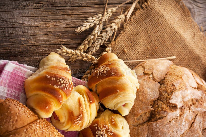 Fresh bakery products stock image. Image of food, brown - 37925587