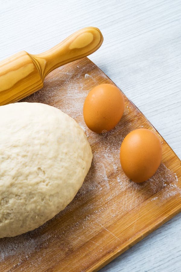 Fresh baking dough stock photo. Image of flour, pastries - 177061790