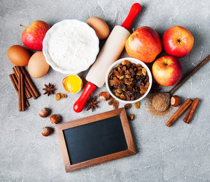 Fresh baking ingredients stock photo. Image of ingredients - 114209848