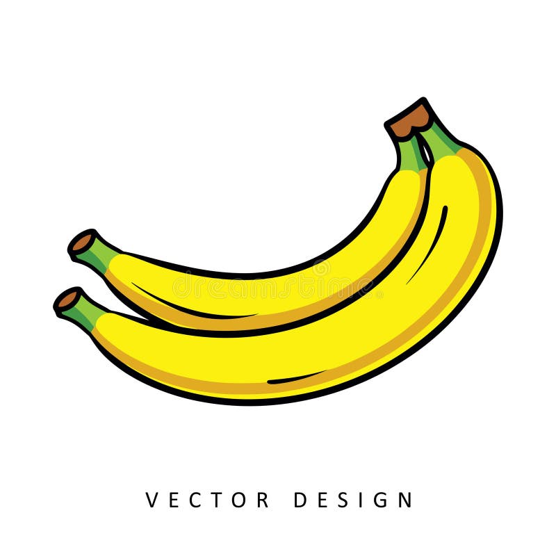 Fresh Banana Fruit Vector Design AI Generated Stock Vector ...