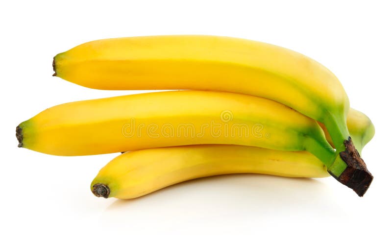 Four bananas stock photo. Image of foodstuffs, yellow - 16832176