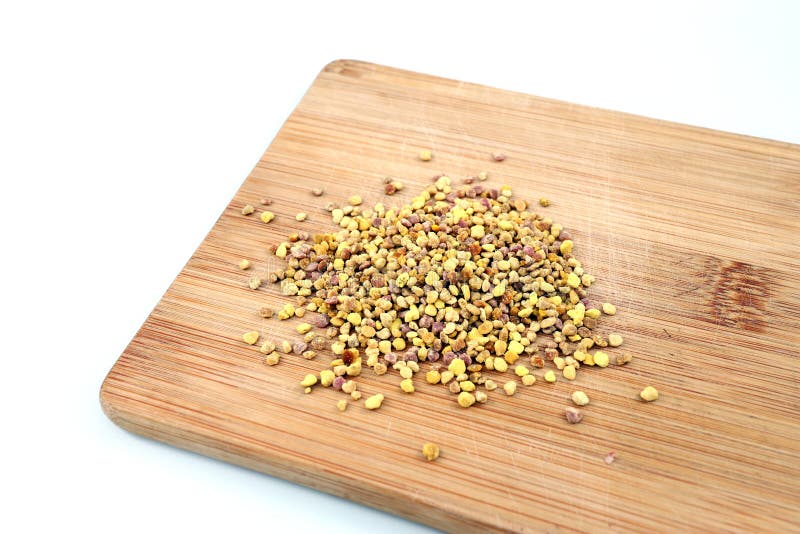 Fresh Bee Pollen on Balls or Pellets Stock Photo - Image of granule ...