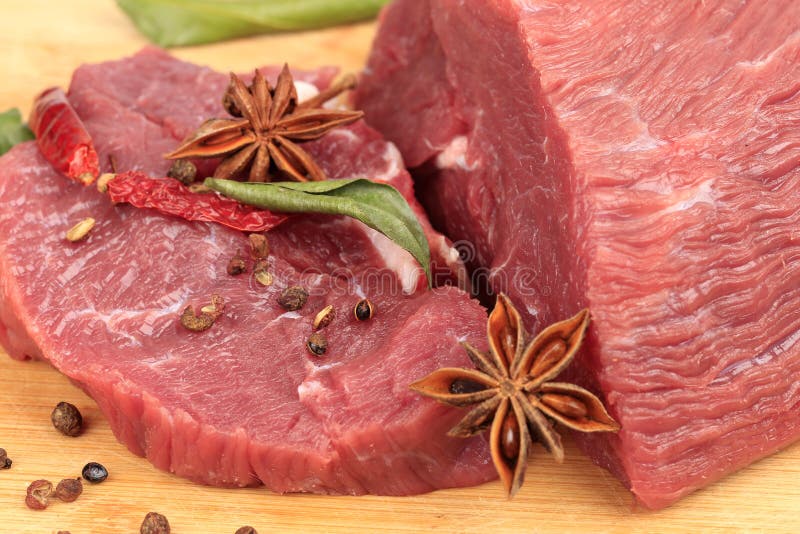 Fresh beef cut stock photo. Image of close, levelness - 169369336
