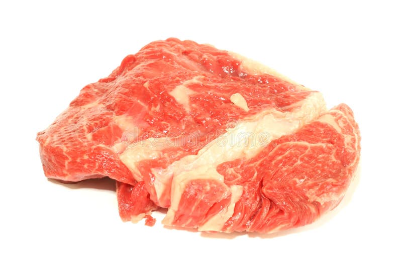 Fresh Beef Isolated on White Stock Image - Image of beef, fillet: 9056413