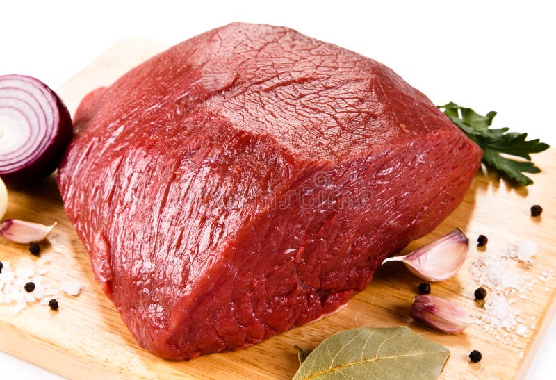 Fresh beef stock photo. Image of dinner, blood, butcher - 13409402