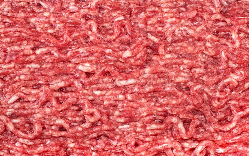 Fresh Beef Minced Meat Texture for Background, View from Above. Stock ...