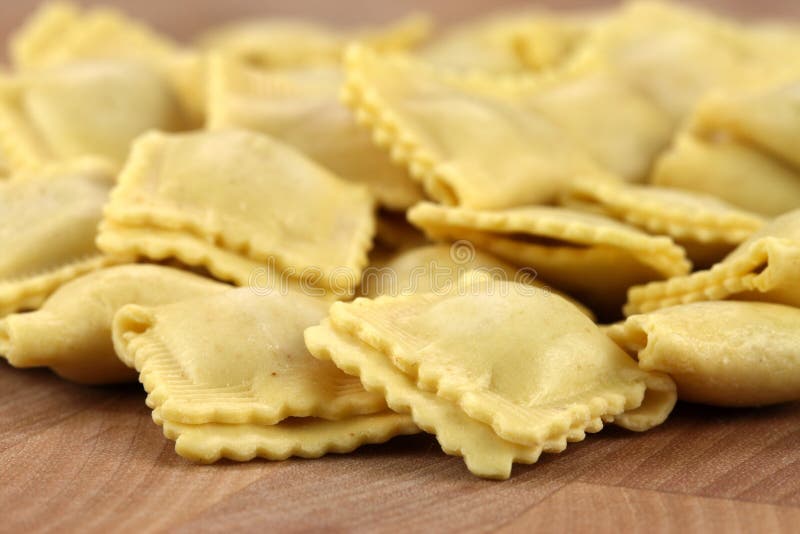 Fresh beef ravioli stock photo. Image of italy, macro - 18959930