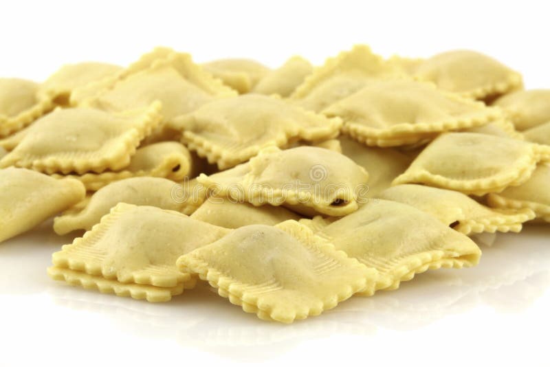 Fresh beef ravioli stock photo. Image of cuisine, isolated - 19076070