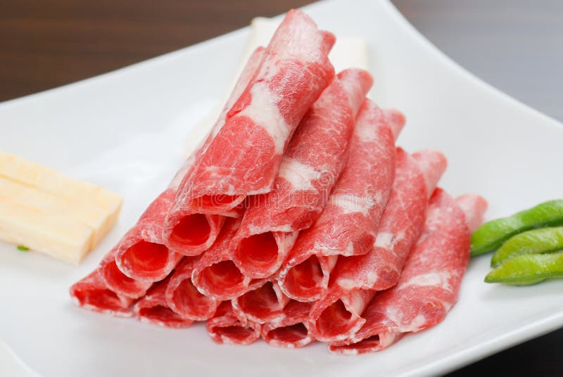 Fresh Beef slices stock photo. Image of fillet, dinner - 42770344