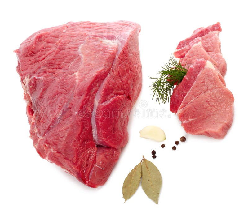 Fresh raw beef stock photo. Image of bloody, grocery, dinner - 8832812