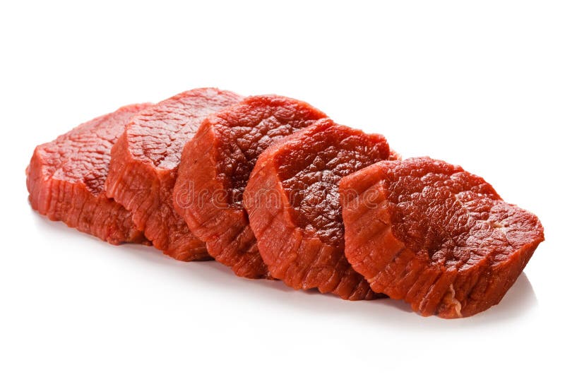 Fresh, Tenderized Beef Steak Stock Photo - Image of piece, roast: 1955558