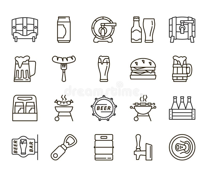 Fresh beer and snacks stock vector. Illustration of beverage - 75805653