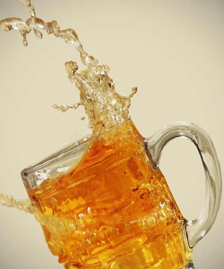 Fresh beer splash stock photo. Image of lager, refreshment - 8966368