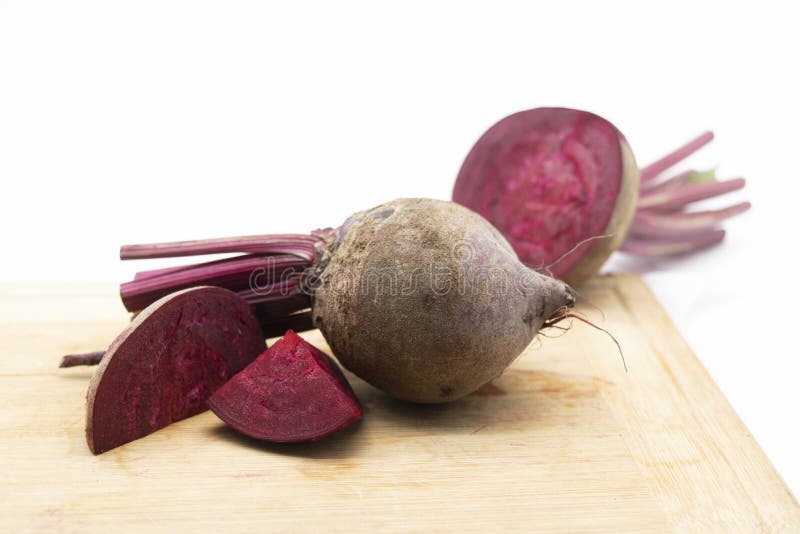 Fresh Beet Also Known As Beetroot Slices Isolated on White Background ...