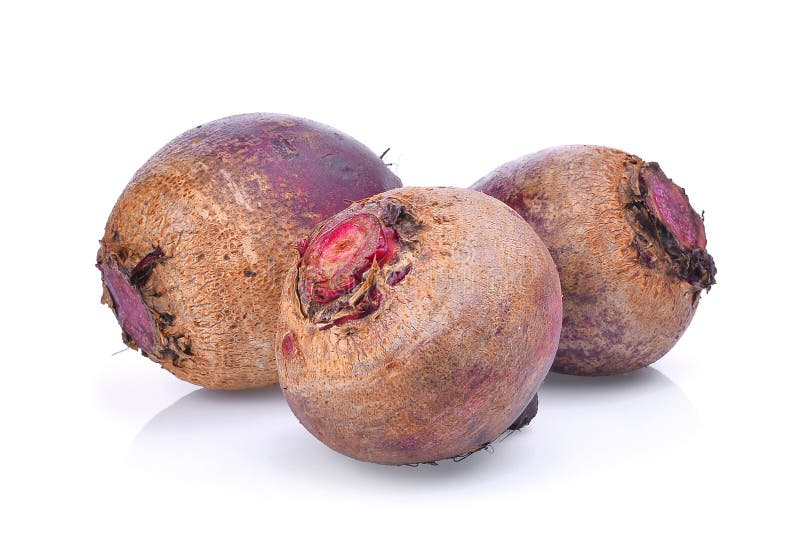 Fresh Beetroot Isolated on White Background Stock Image - Image of diet ...