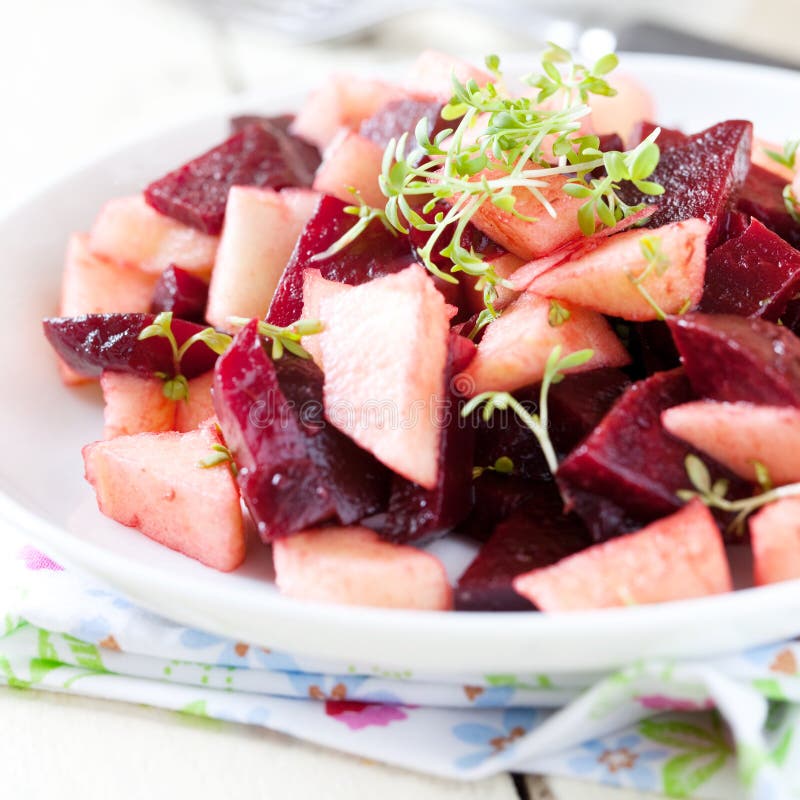 Fresh beetroot salad stock image. Image of fruit, salad - 20998513