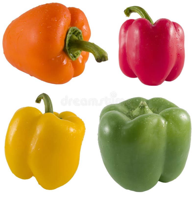 Fresh Cut Red Bell Pepper with Focus on Seeds Stock Image - Image of ...