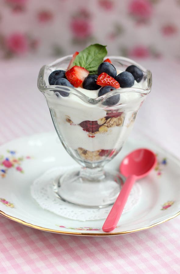Fruit and Yogurt stock photo. Image of berry, tasty, nutritious - 14506222