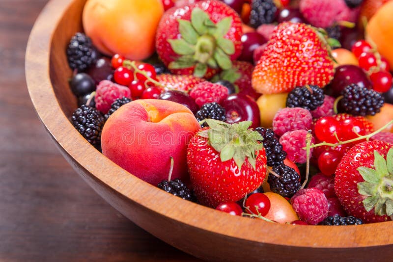 Fresh berries in plate stock image. Image of health, cherry - 42834641