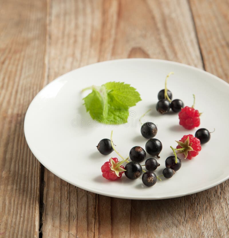 Fresh berries on the plate stock photo. Image of berry - 32864844