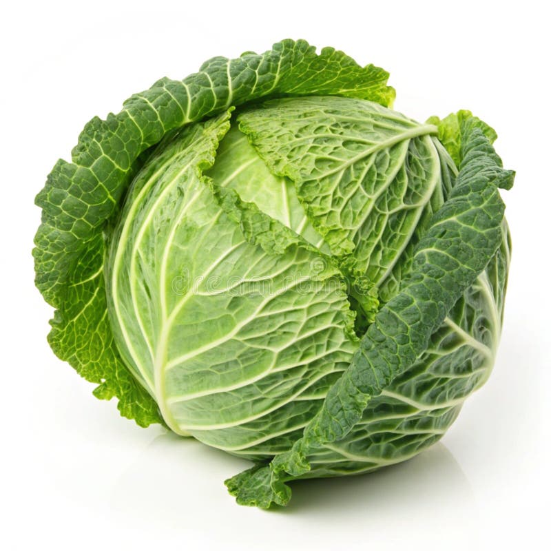 Fresh Bilko Cabbage Isolated on Transparent Background Stock ...