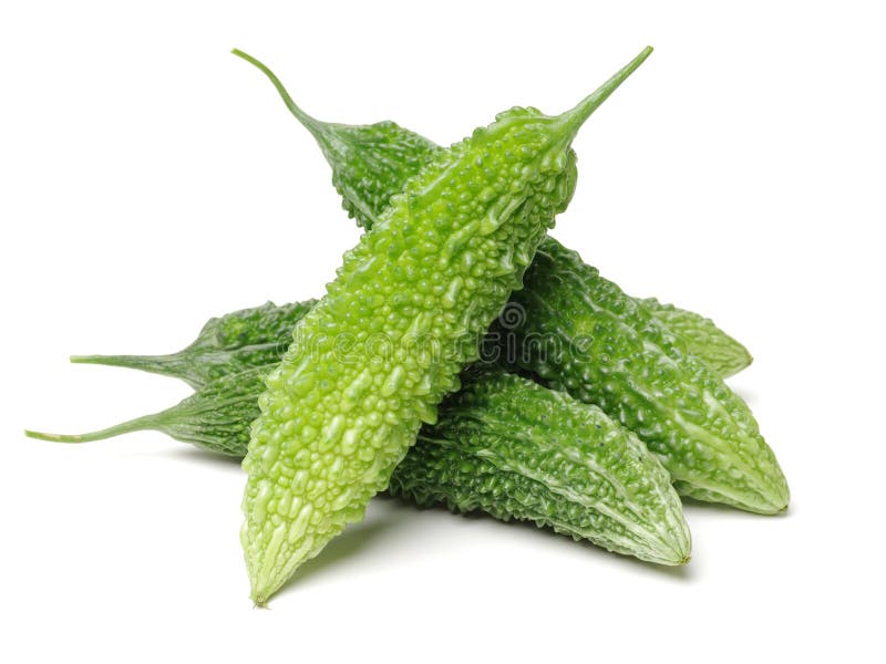 Fresh Bitter gourd stock image. Image of healthy, edible - 136484311