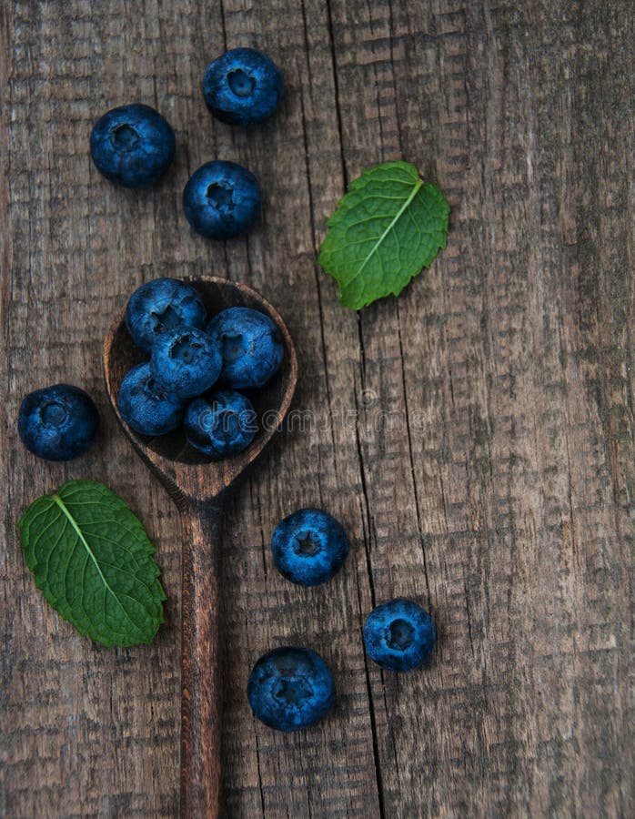 Fresh Blueberries on a Table Stock Photo - Image of berry, diet: 99415278