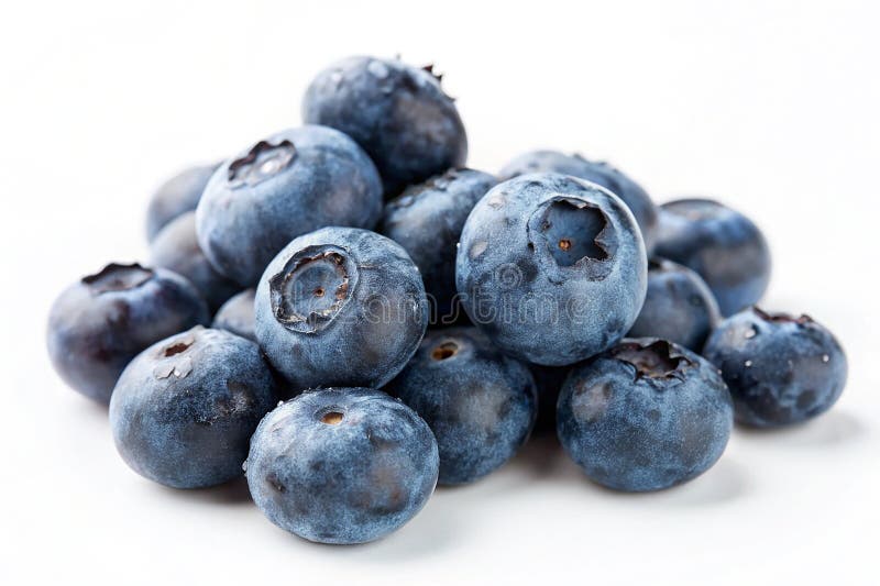 Fresh Blueberries Background with Copy Space for Your Text. Summer ...