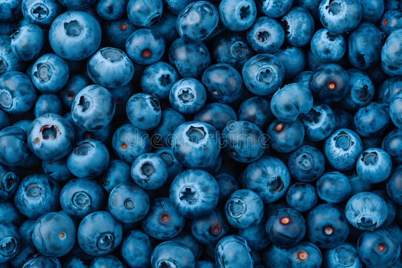 Fresh Blueberry Background. Texture Blueberry Berries Top View Stock ...
