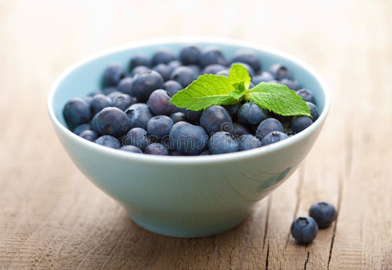 Fresh blueberry in bowl stock image. Image of taste, health - 19977997