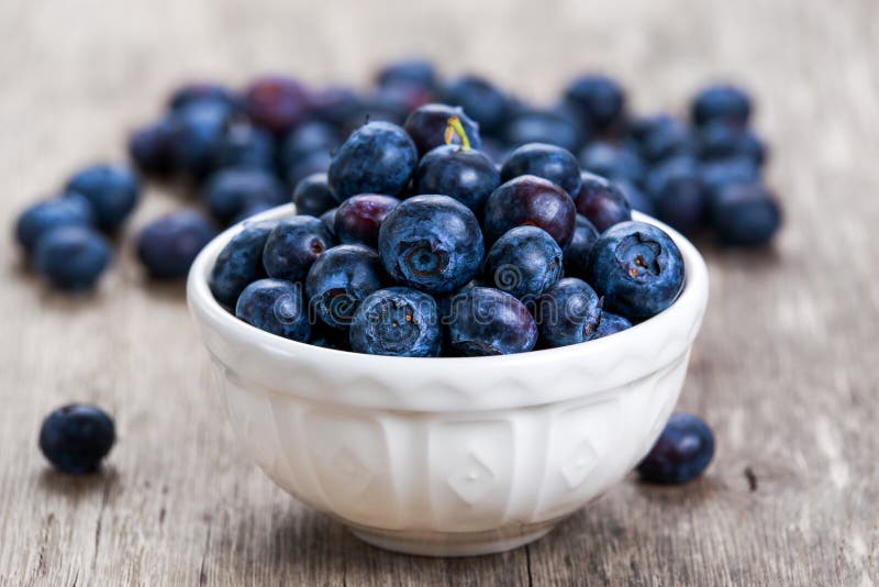 Fresh Blueberry in Bowl. Concept for Healthy Eating. Stock Photo ...