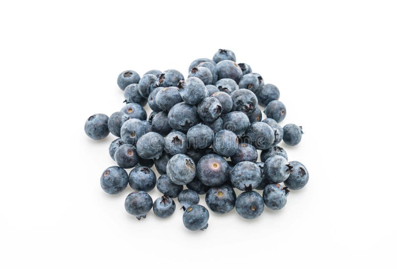 Fresh blueberry on white stock photo. Image of blueberries - 100825716