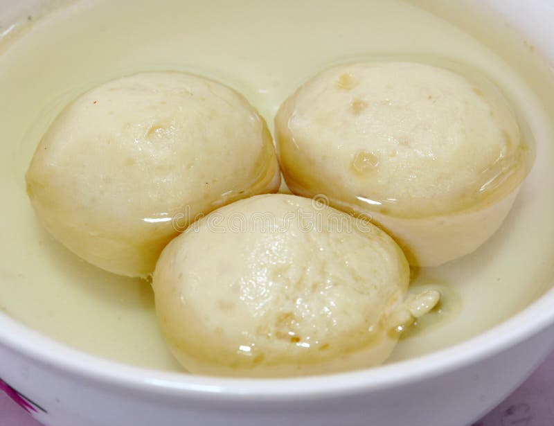 Fresh Boiled Fish Balls. stock image. Image of soup, round - 7153935