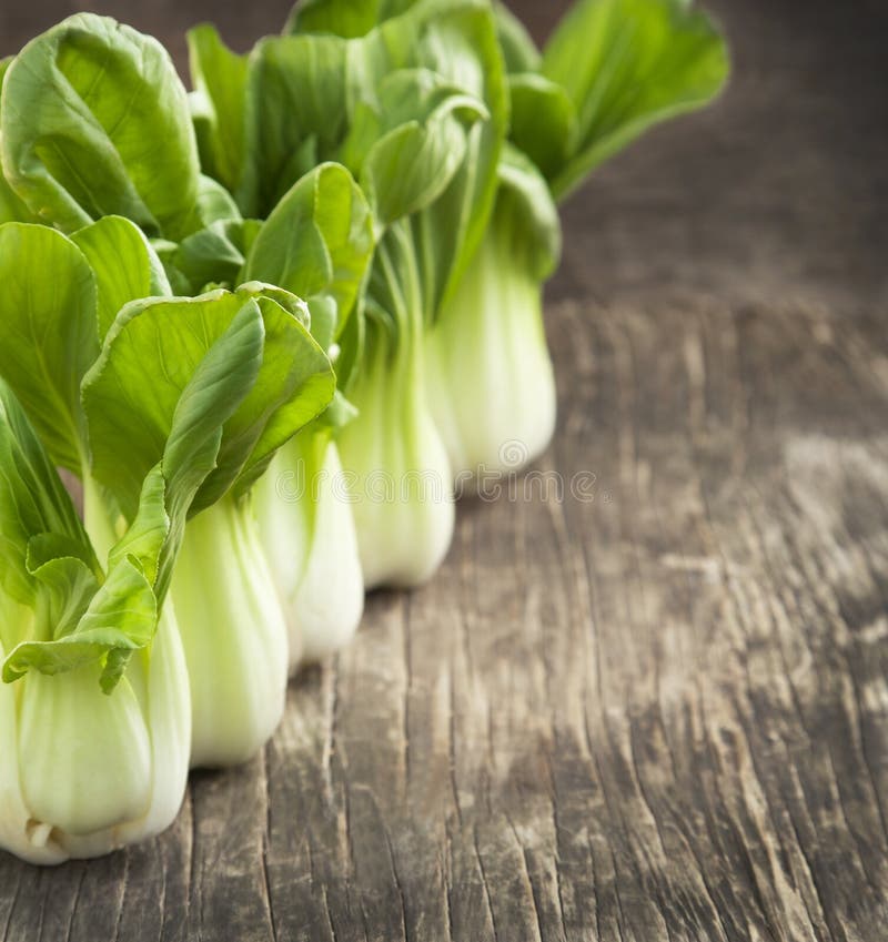 Fresh bok choy stock image. Image of wood, choi, chinese - 35766989