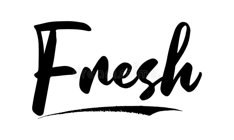 Fresh Bold Typography Lettering Text Vector Design Quote Stock Vector ...