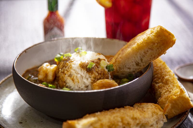 Fresh Bowl of Gumbo stock photo. Image of cajun, sauce - 208342410